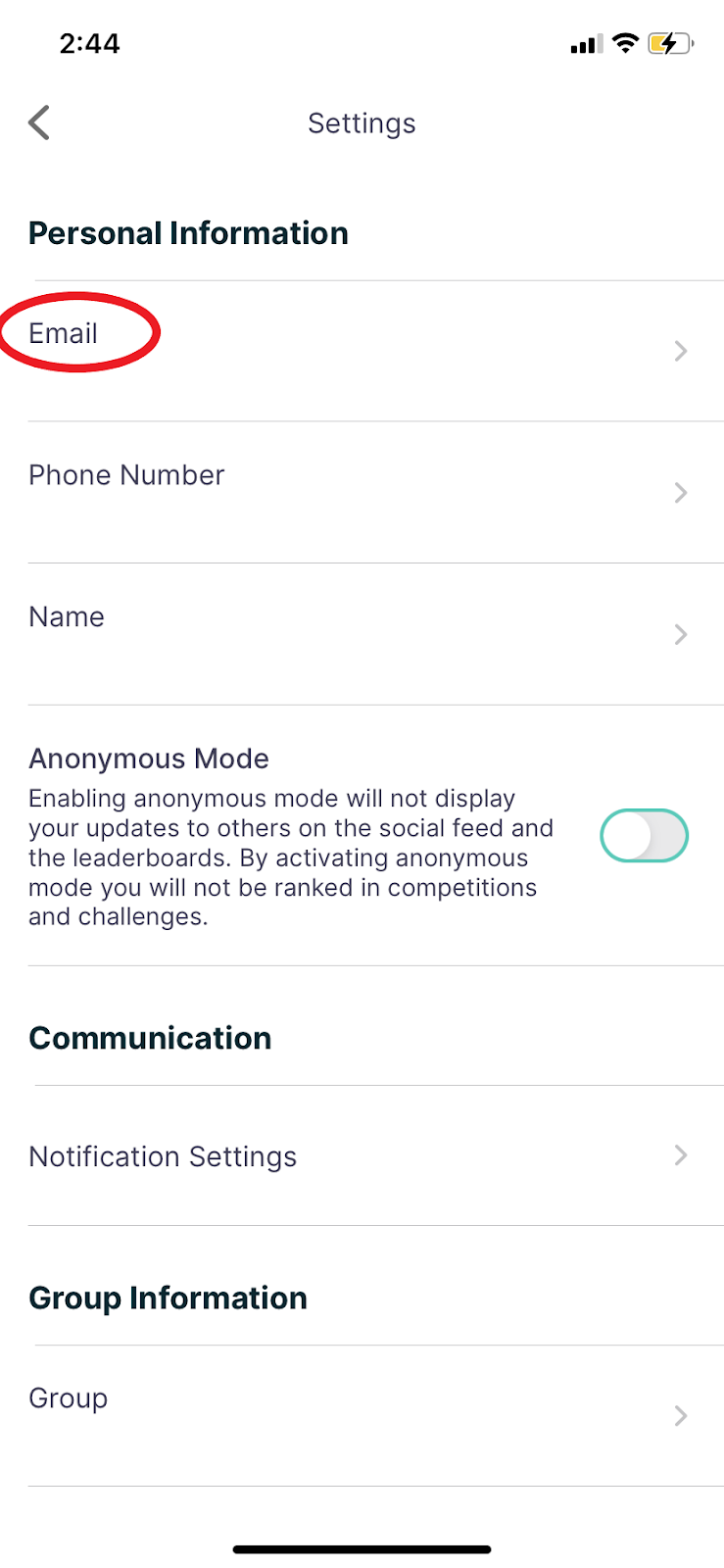 How do I change my email address? – Optimity