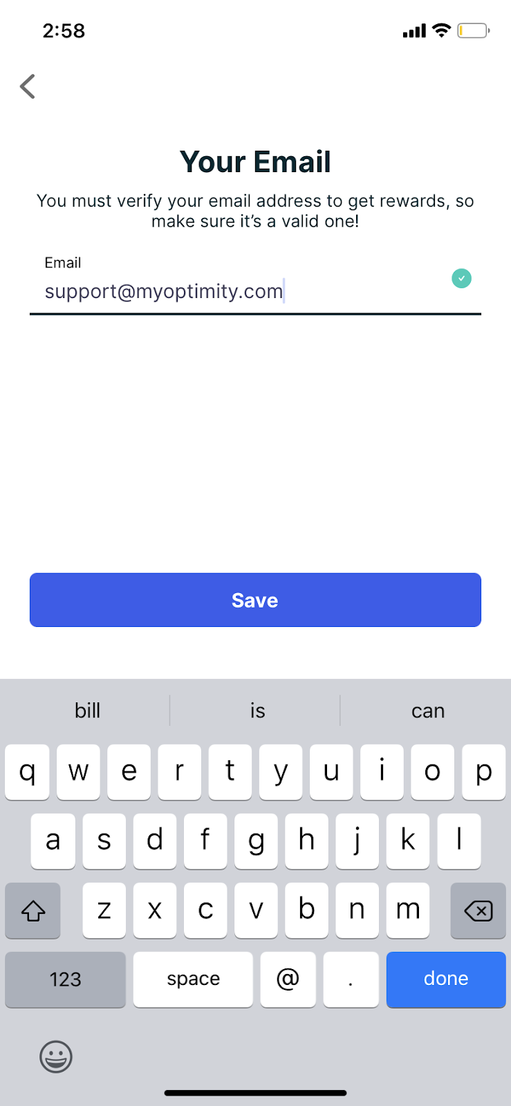 How do I change my email address? – Optimity